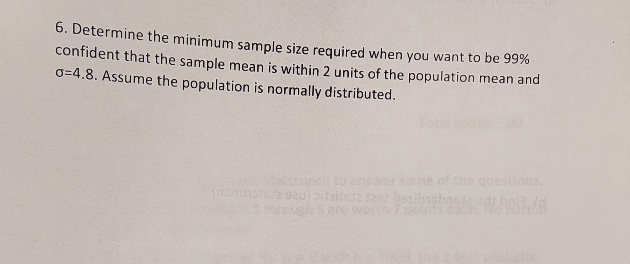 Solved Determine the minimum sample size required when you | Chegg.com
