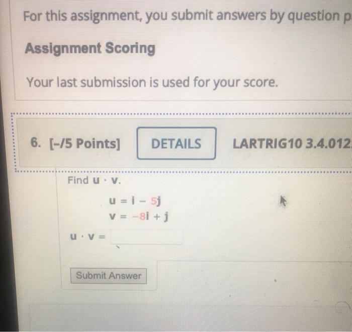 Solved For this assignment, you submit answers by question p | Chegg.com