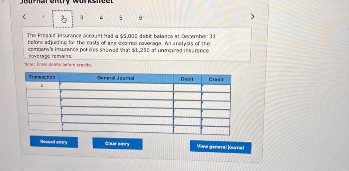 Solved The Prepaid Rent account had a $5,000 debit balance | Chegg.com