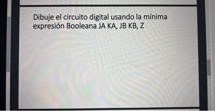 Complete this example-using flip-flop J-K (74LS73)Use | Chegg.com