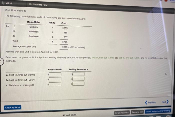 Solved Cost Flow Methods The following three identical units | Chegg.com