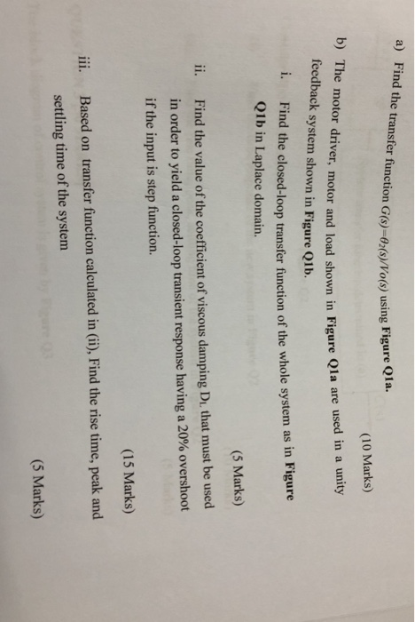 QUESTION 1 [40 MARKS The motor is connected through | Chegg.com