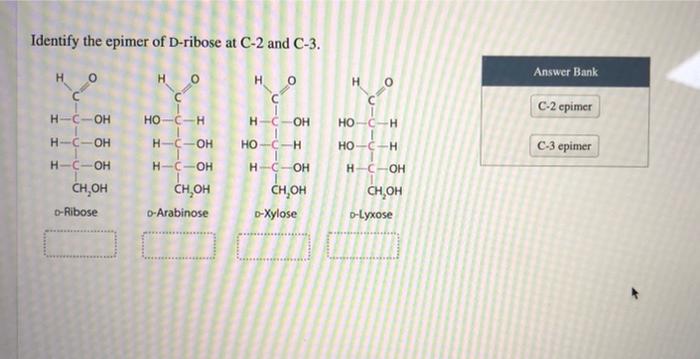 Solved Attempt 2 Identify the epimer of D-allose at C-2, | Chegg.com