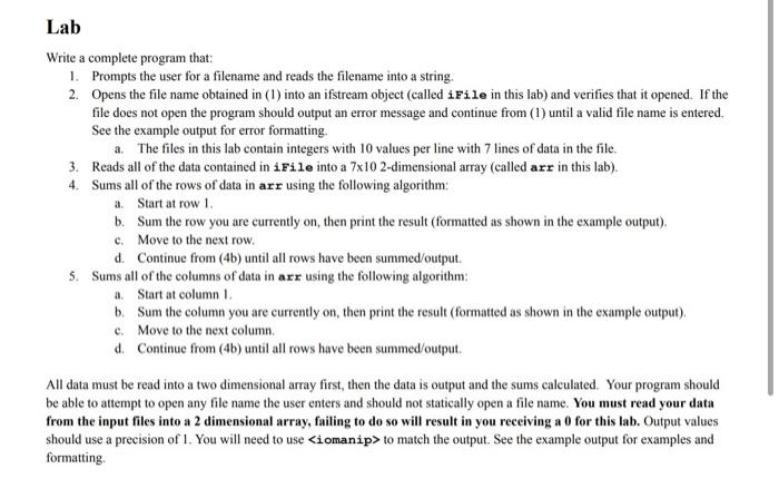 Solved Write A Complete Program That 1 Prompts The User