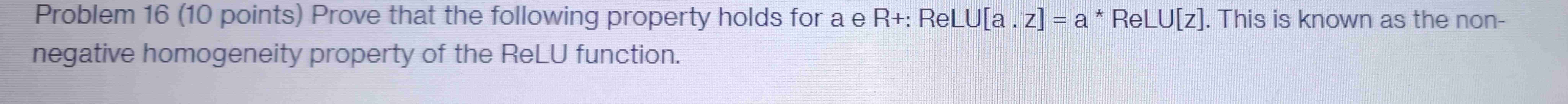 Solved Problem 16 (10 points) Prove that the following | Chegg.com Solved Problem 16 (10 points) Prove that the following | Chegg.com