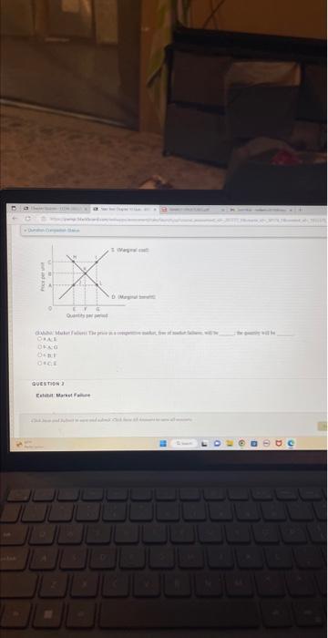 Solved (exhibit market failure)the price in a competitive | Chegg.com