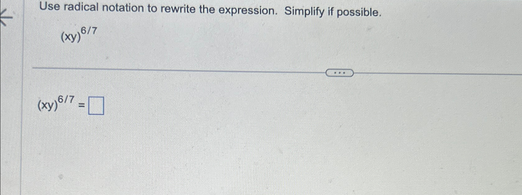 Solved Use Radical Notation To Rewrite The Expression