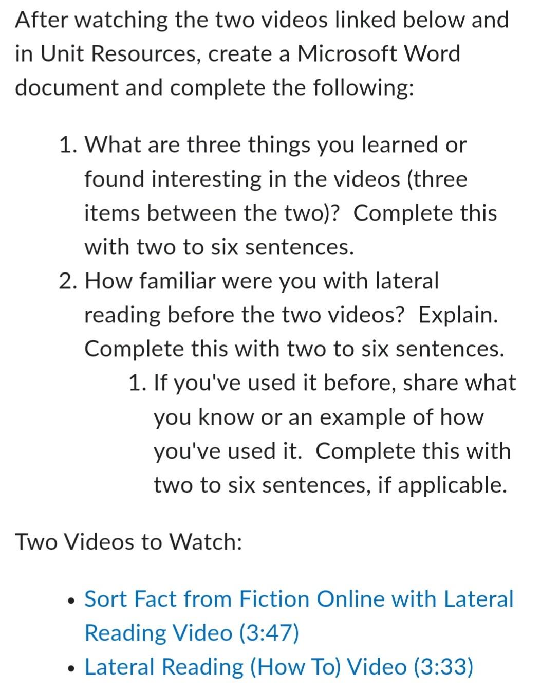 What are three things I can learn or find interesting | Chegg.com