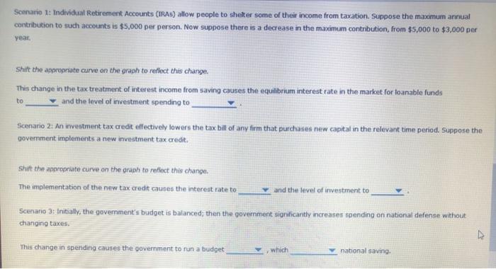Solved Scenario 1: Individual Retirement Accounts (TRA) | Chegg.com