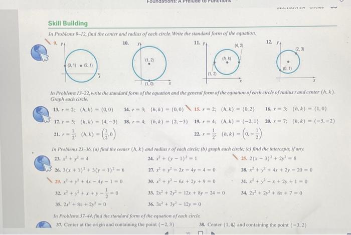 Solved 9. 10. 1 12 In Problems 13-22, write the standard | Chegg.com