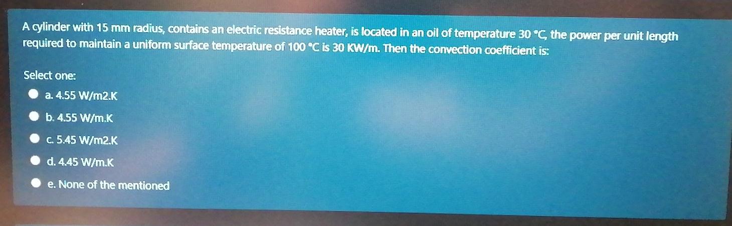 Solved A cylinder with 15 mm radius, contains an electric | Chegg.com
