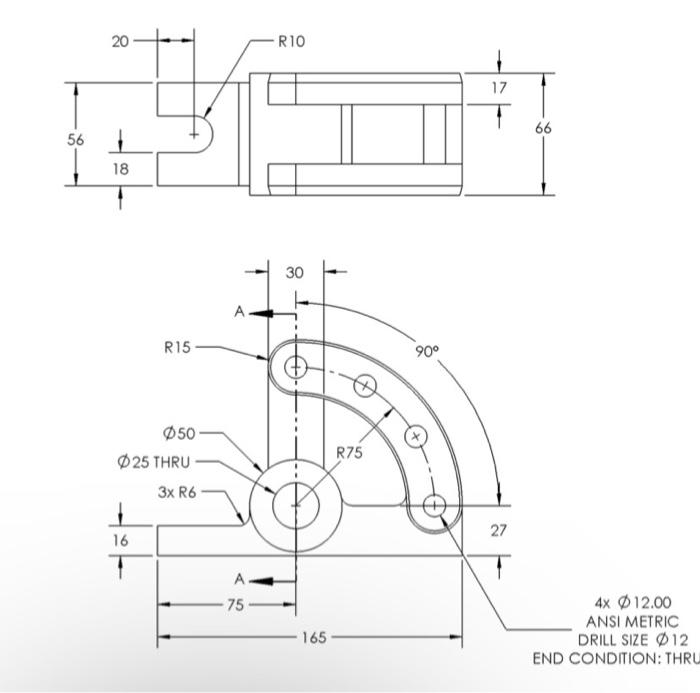 Please create a 3D model of attached object in | Chegg.com