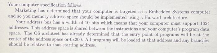 Solved In this project, you are to design your own | Chegg.com
