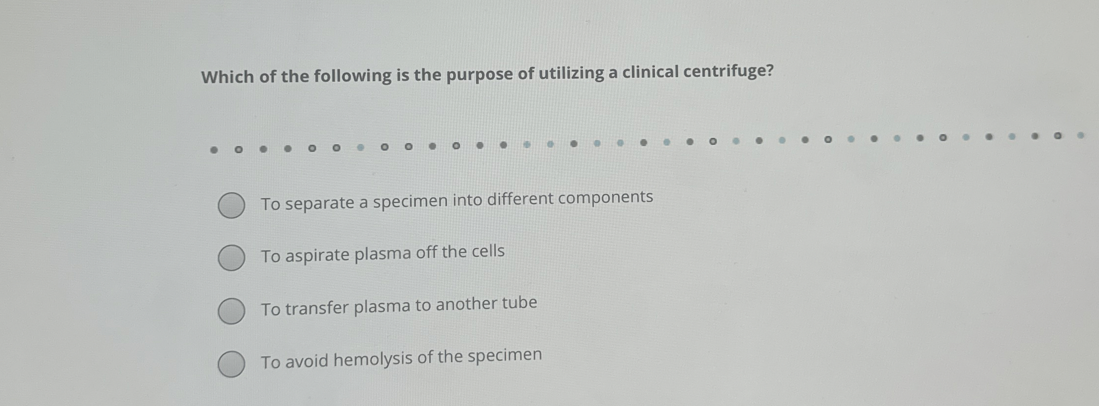 Solved Which of the following is the purpose of utilizing a | Chegg.com