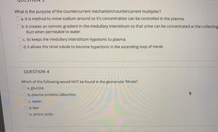 Solved How would you decrease GFR? a. constrict the afferent | Chegg.com
