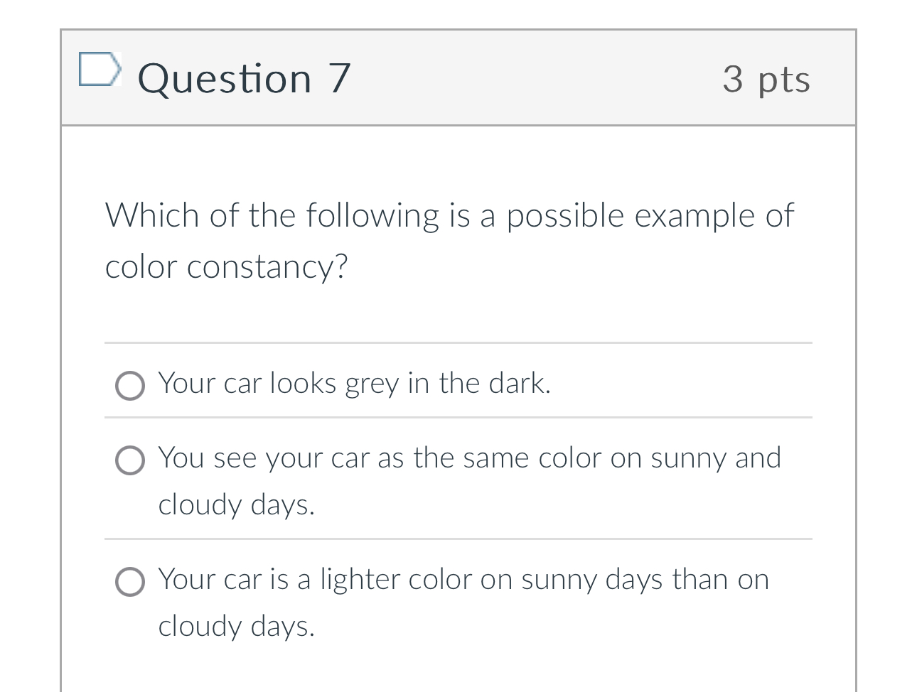 Solved Question 73 ﻿ptsWhich of the following is a possible | Chegg.com