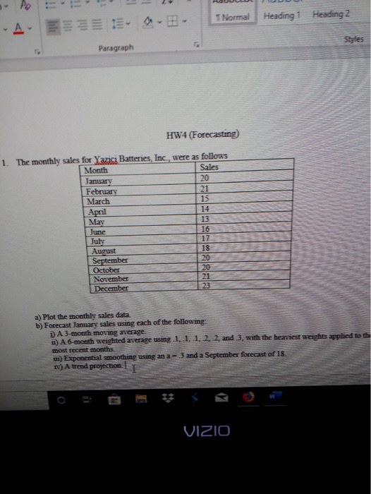 Solved T Normal Heading 1 Heading 2 Paragraph HW4 | Chegg.com