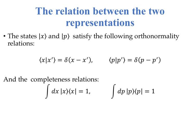 Solved 4. If the states ∣x ,∣p are the eigenstates of the | Chegg.com