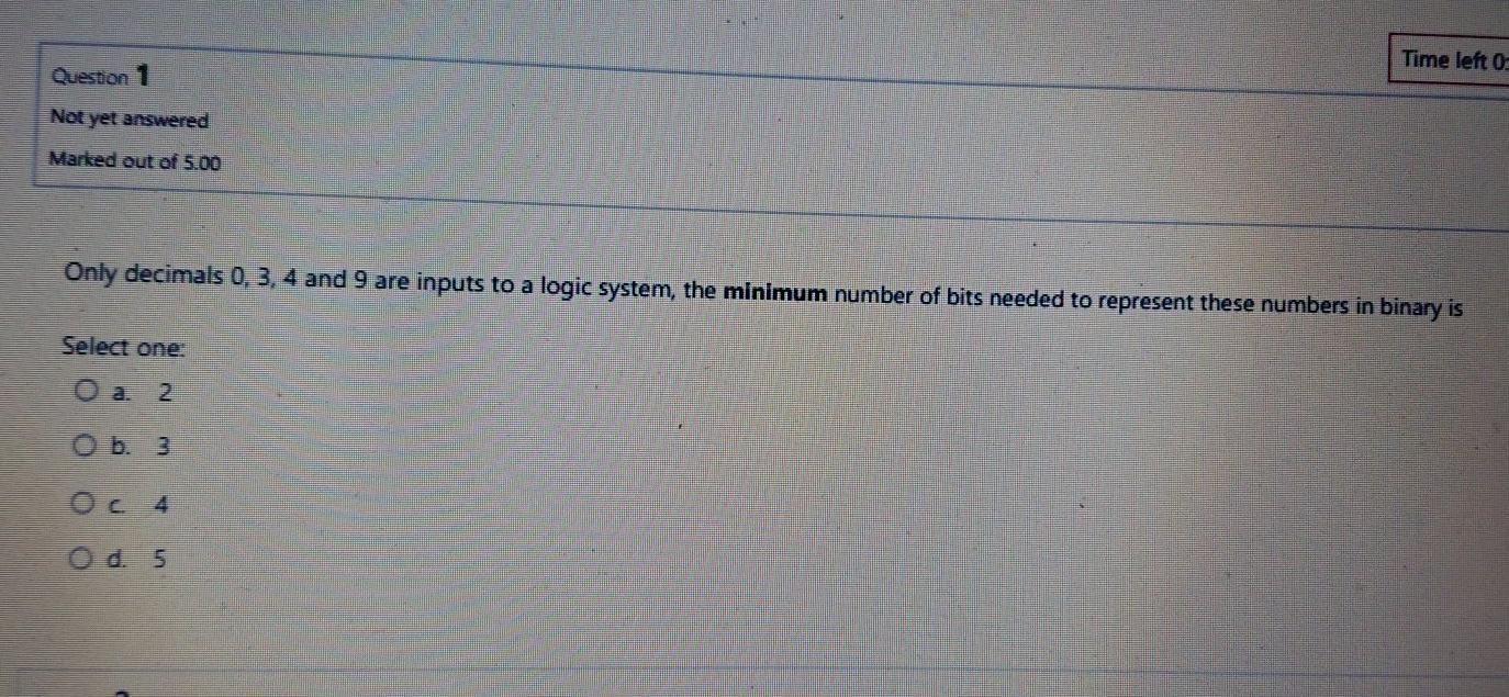 Solved Only decimals 0,3,4 and 9 are inputs to a logic | Chegg.com