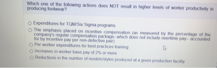 Solved Which one of the following actions does NOT result in | Chegg.com