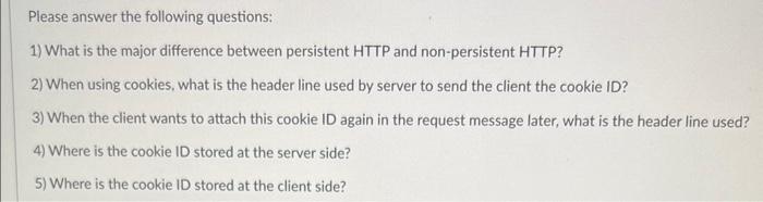 Solved Please answer the following questions: 1) What is the | Chegg.com