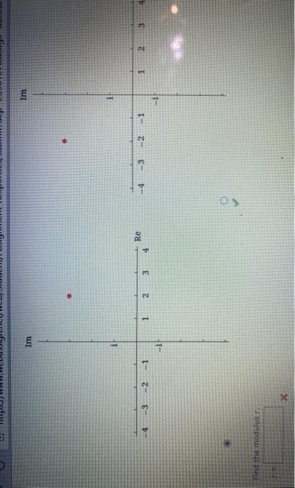 Solved Graph the complex number. 2 + 3i Im Im N Re -4 -3 -2 | Chegg.com