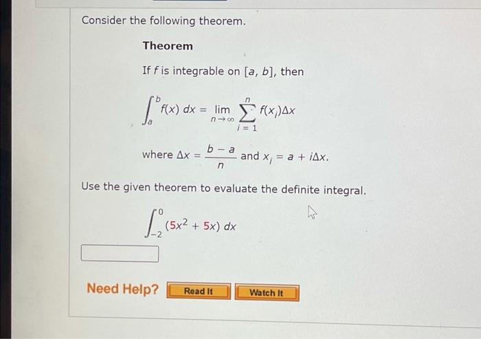 Solved Consider the following theorem. Theorem If f is | Chegg.com
