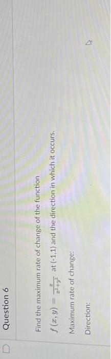 Solved Find the maximum rate of change of the function | Chegg.com