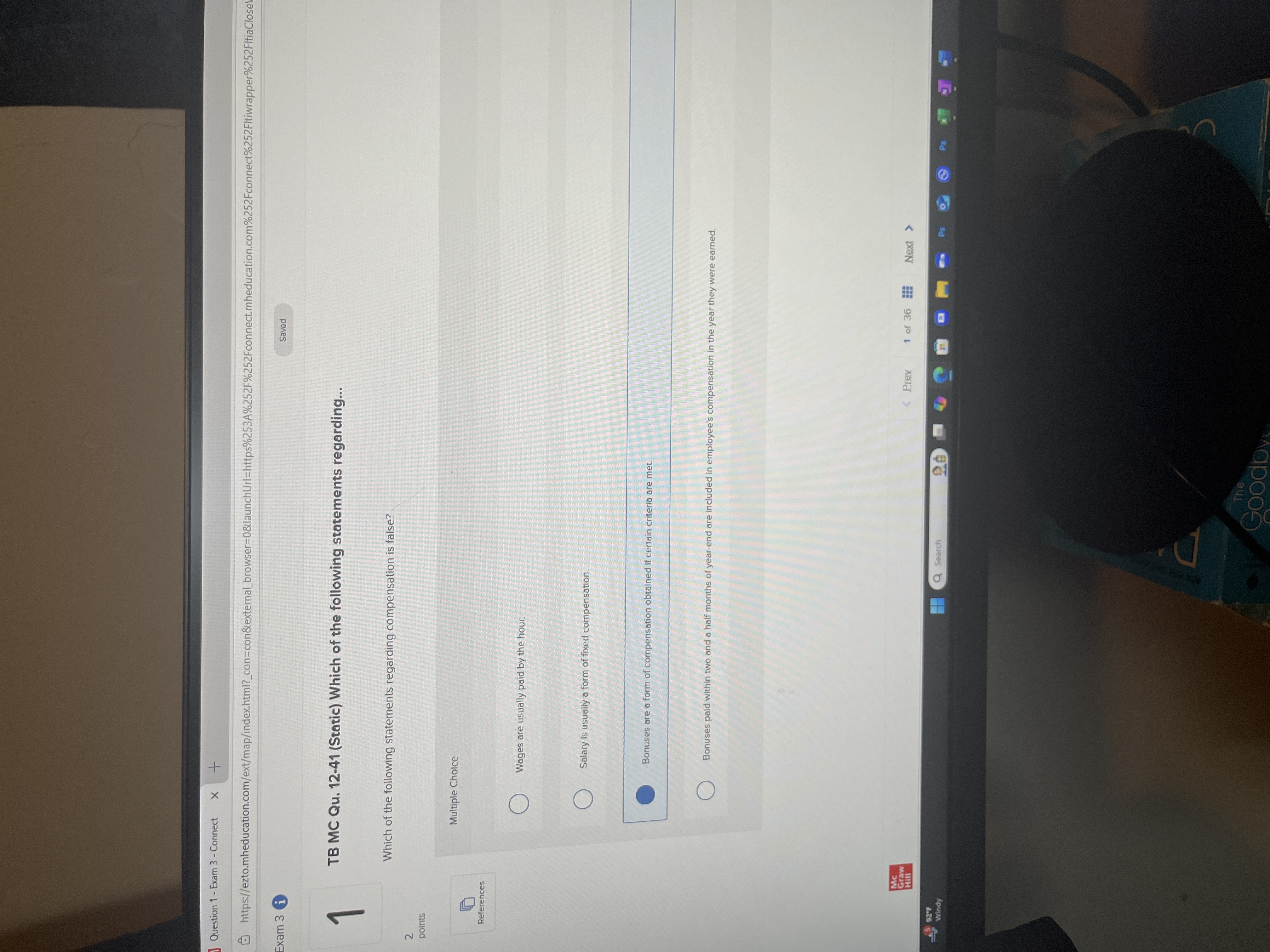 Solved TB MC Qu. 12-41 (Static) ﻿Which of the following | Chegg.com