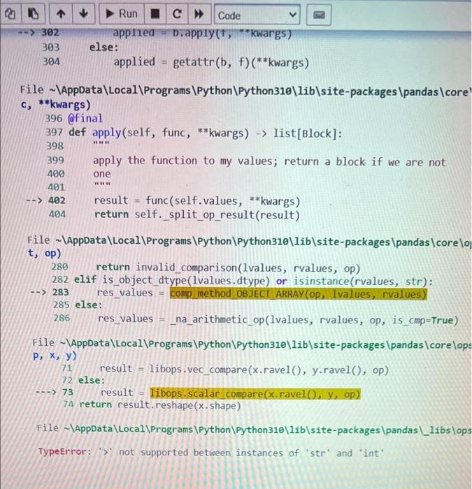 Solved as In [1]: import pandas pd import numpy as np data = | Chegg.com