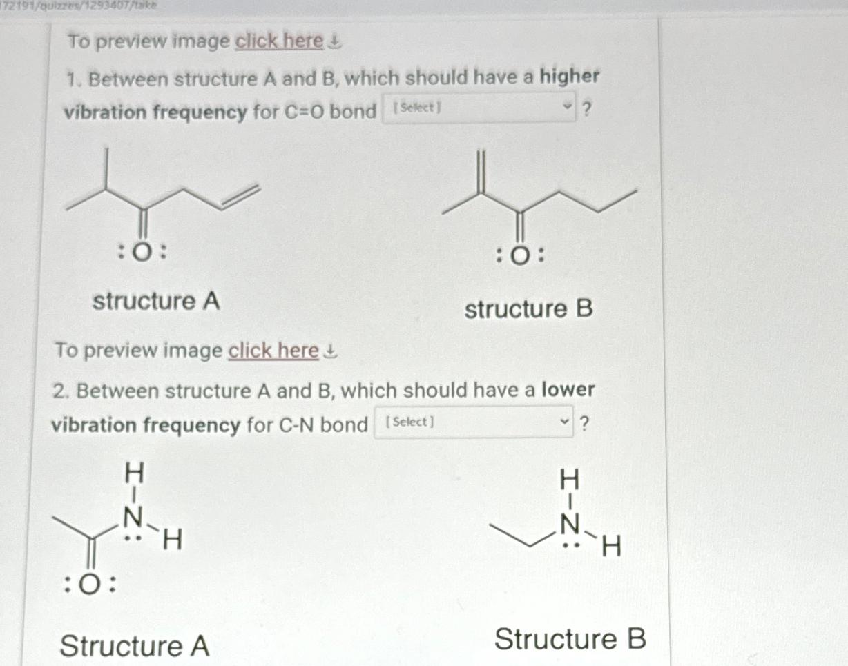 Solved To preview image click here tBetween structure A and | Chegg.com