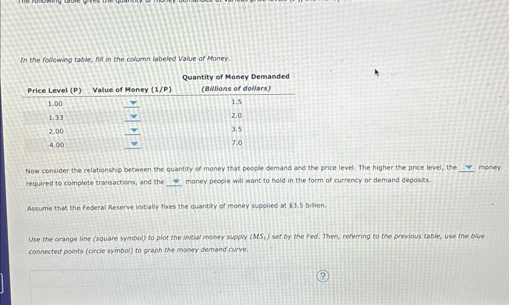 Solved In the following table, fill in the column labeled | Chegg.com