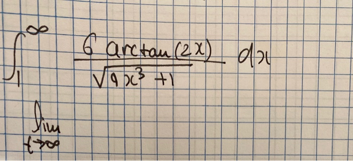 Solved do 6 arctan (2x) da 19 DC +Y | Chegg.com