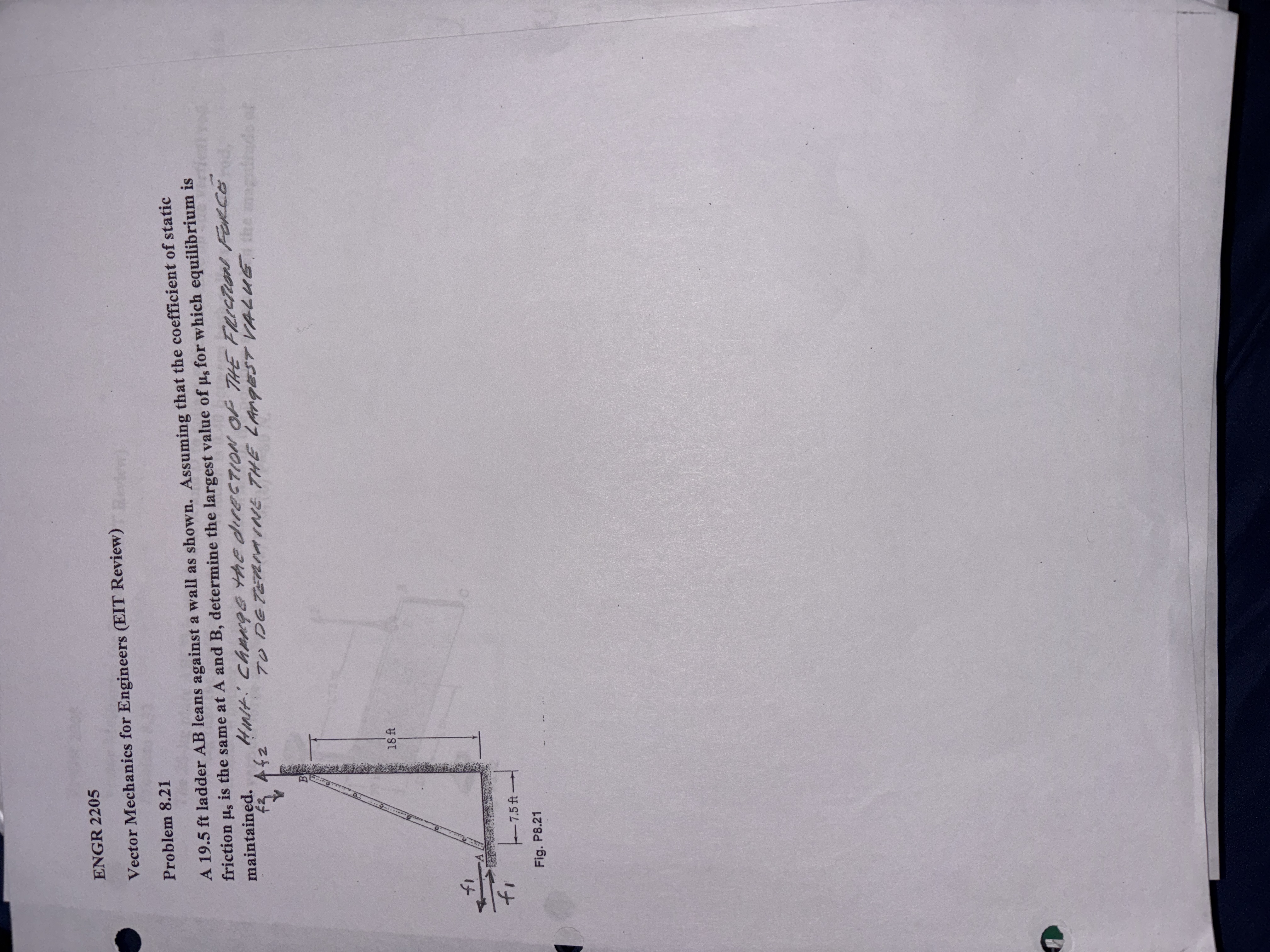 Solved ENGR 2205 ﻿Vector Mechanics for Engineers (EIT | Chegg.com