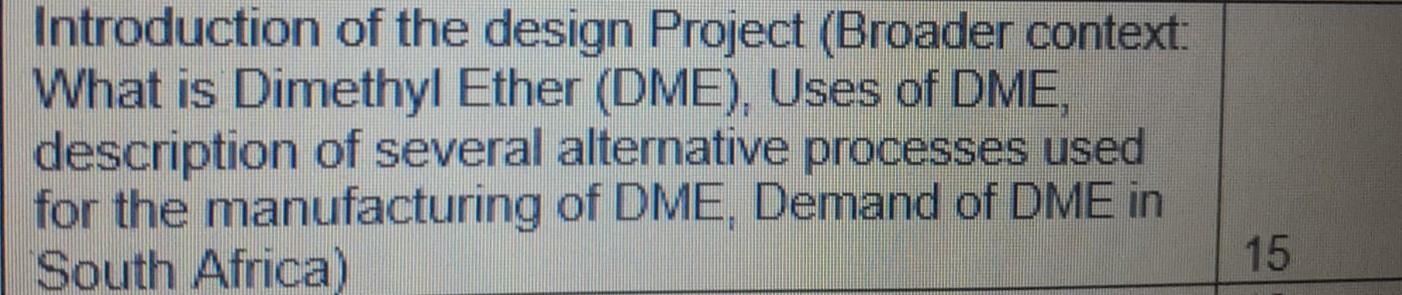 Solved Introduction of the design Project (Broader context: | Chegg.com