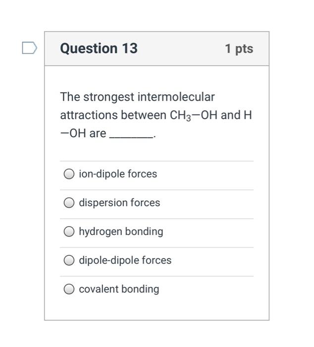 Solved Question 10 1 pts H OH н 11 o The structure of | Chegg.com