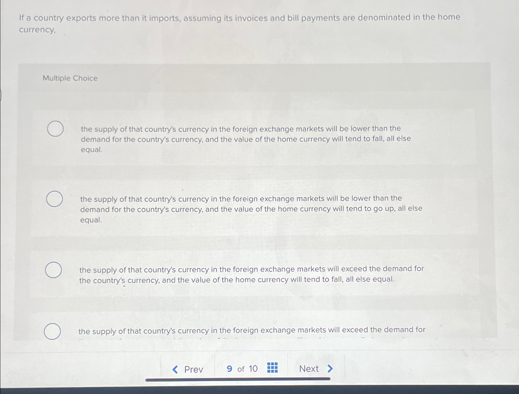 Solved If a country exports more than it imports, assuming | Chegg.com