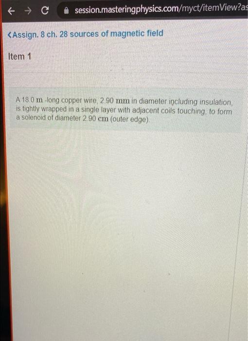 session.masteringphysics.com/myct/itemView?as | Chegg.com