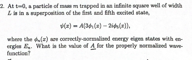 Solved At t=0, ﻿a particle of mass m ﻿trapped in an infinite | Chegg.com