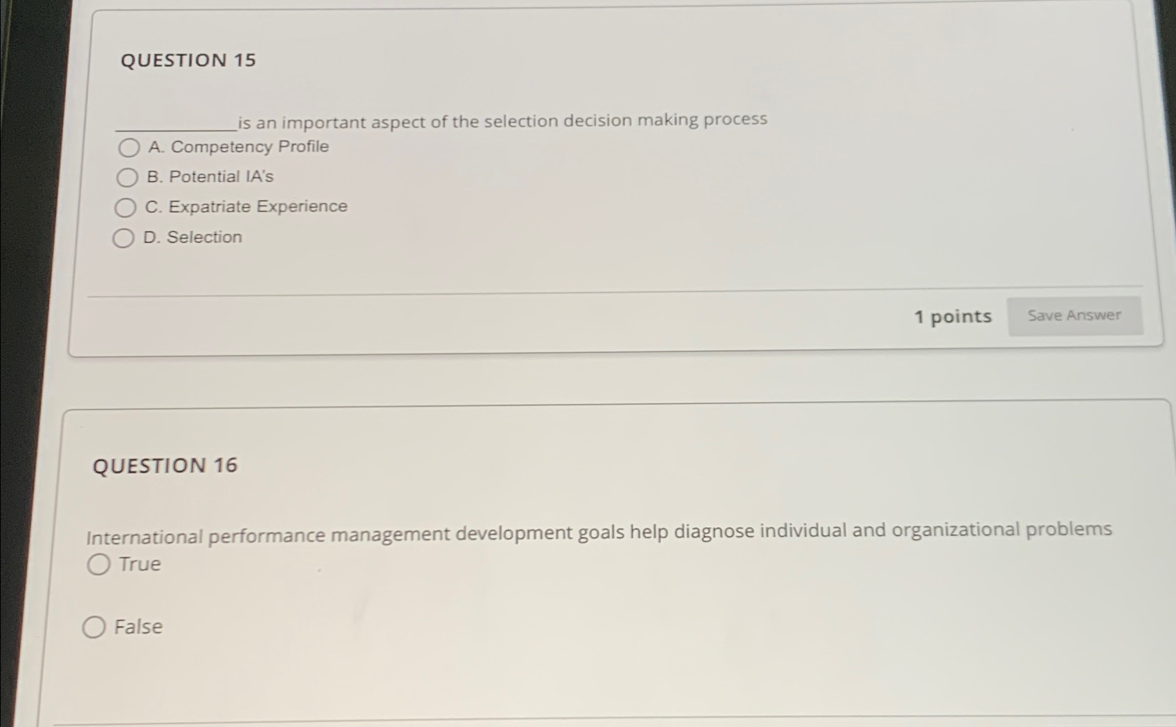 Solved QUESTION 15q, ﻿is an important aspect of the | Chegg.com