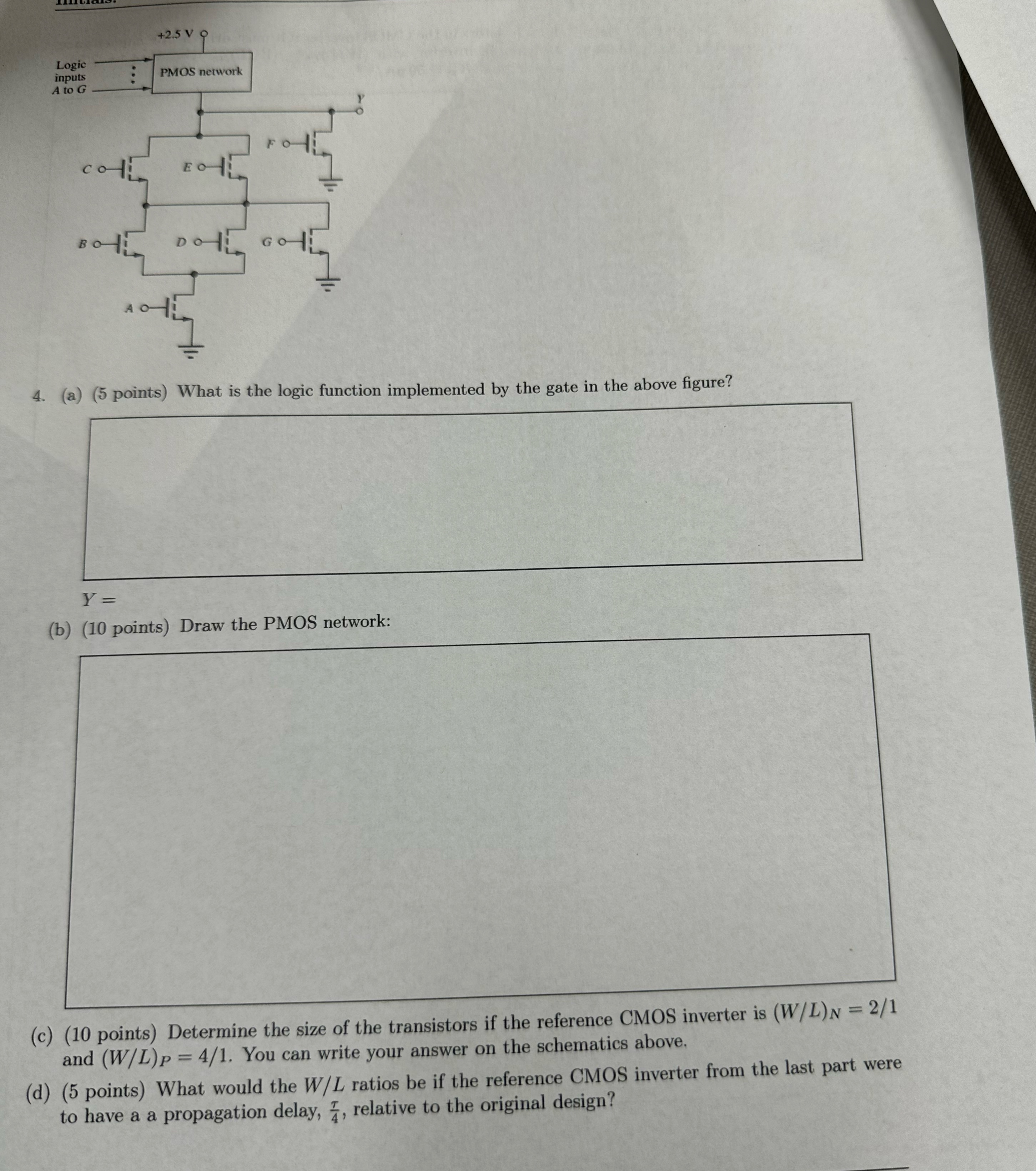 Solved (a) ( 5 ﻿points) ﻿What is the logic function | Chegg.com