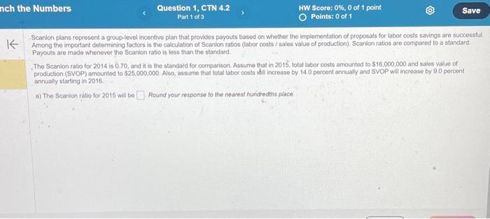 Solved Scanlon plans represent a group level incentive plan | Chegg.com