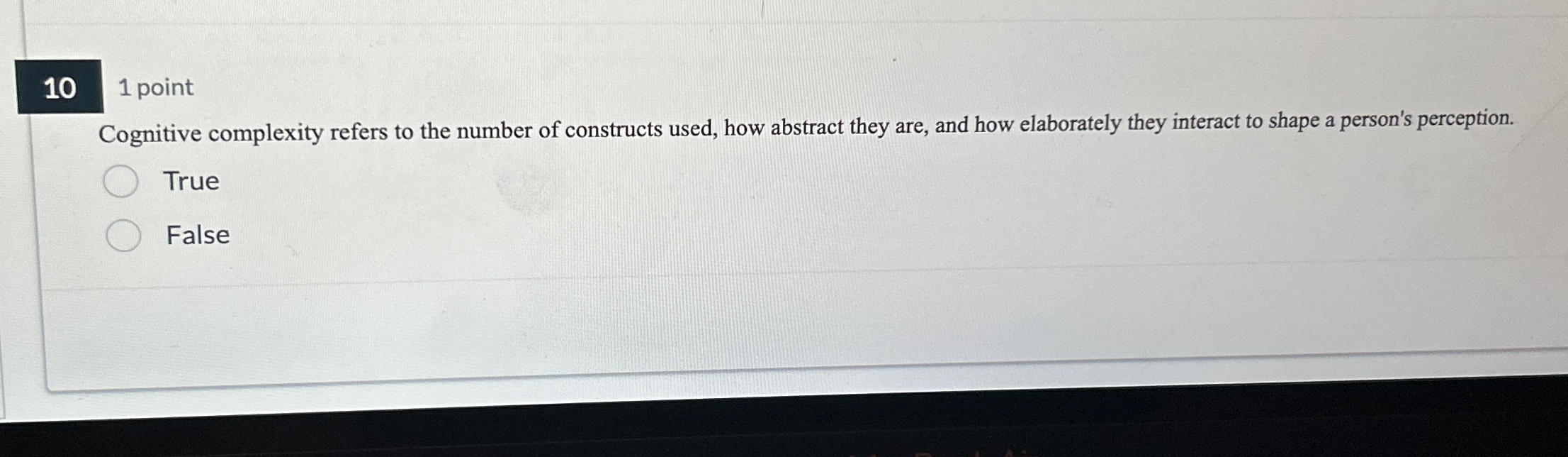 Solved 101 ﻿pointCognitive complexity refers to the number | Chegg.com