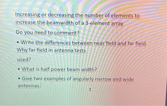 Solved Increasing or decreasing the number of elements to | Chegg.com