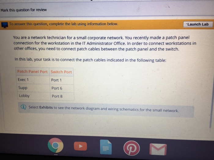 Mark this question for review To answer this | Chegg.com