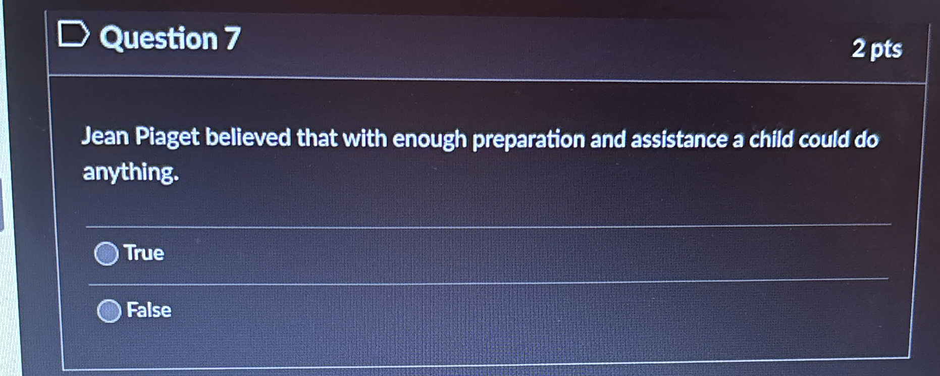 Solved Question 72 ﻿ptsJean Piaget believed that with enough | Chegg.com