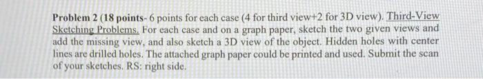 Solved 2Problem 2 (18 points- 6 points for each case ( 4 for | Chegg.com