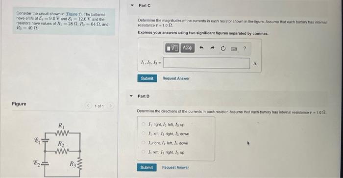 Solved Consider the circuit shown in (Figure 1). The | Chegg.com