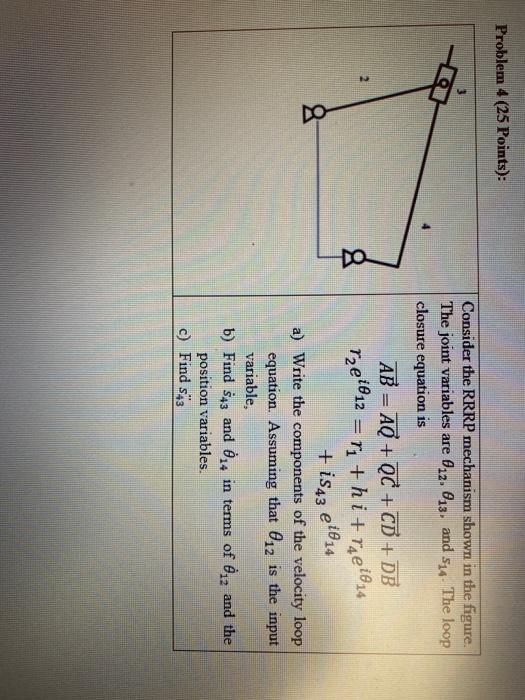Solved Problem 4 (25 Points): Consider the RRRP mechanism | Chegg.com