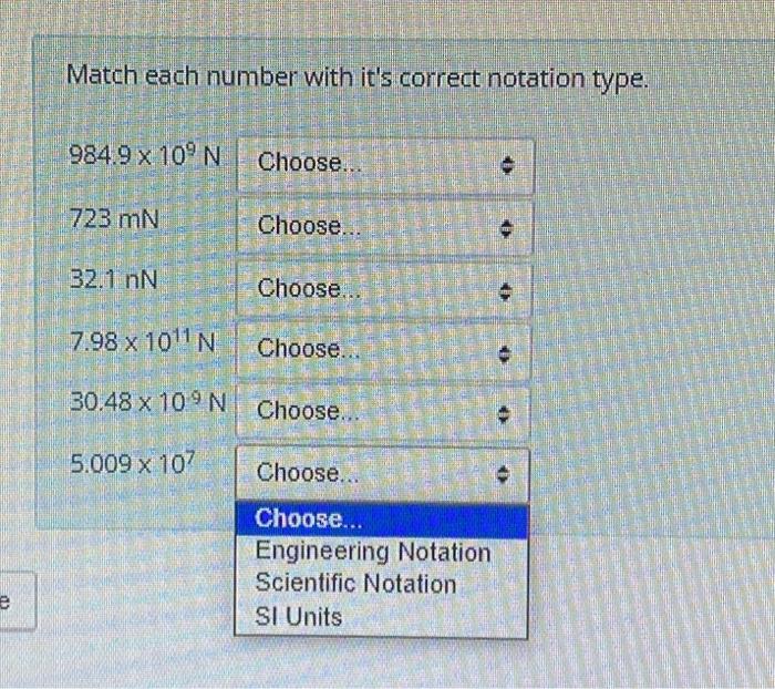 Solved options areengineering notationScientific notationSI | Chegg.com